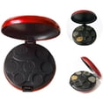 4 Pcs Coin Box Euro Coin Dispenser Storage Aluminum Coins Purse Wallet ...
