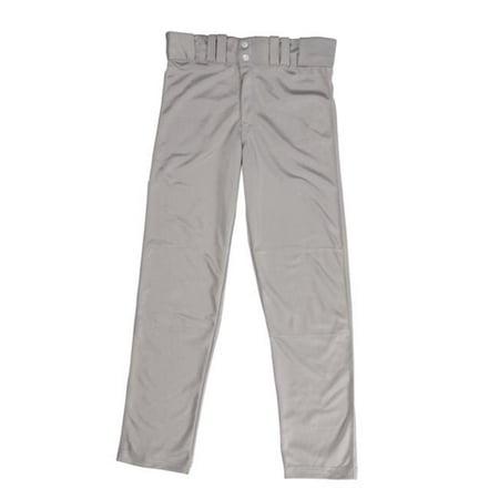 3N2 2540A-05-M Stock Pro-Weight Poly Pant-Open Hem, Grey - Medium ...