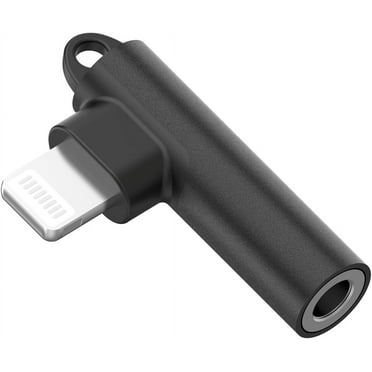 iPhone Aux Adapter, 2 in 1 Dual Lightning to 3.5mm Audio Jack & Charger ...