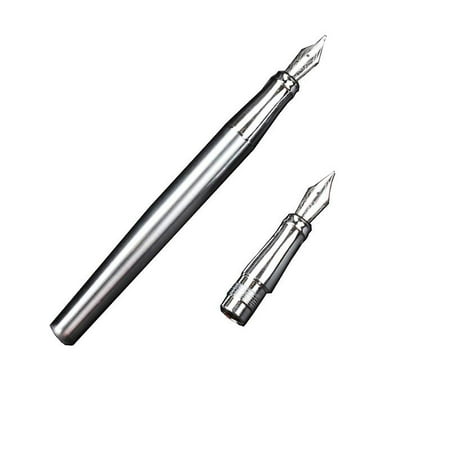 Duke 209 Stainless Steel Fude Fountain Pen Calligraphy Bent Nib, Pure ...