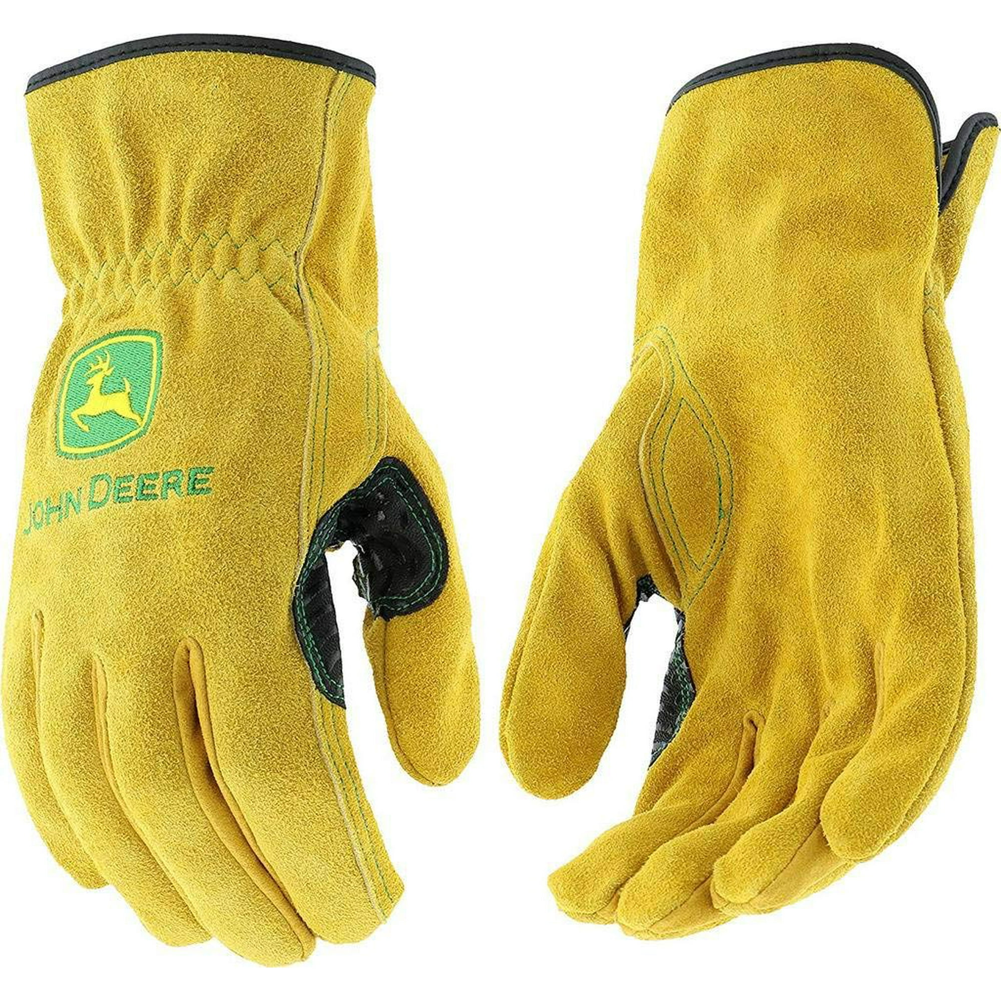 Click here for John Deere Jd00004 Leather Gloves - Large Size Spl... prices