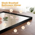 Bathroom Mirror 5mm High Definition Tempered Glass, Rectangular Wall ...
