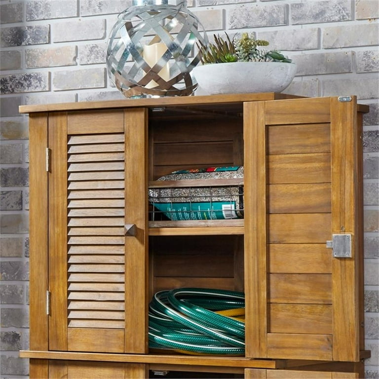 Outdoor Wood Wall Cabinet