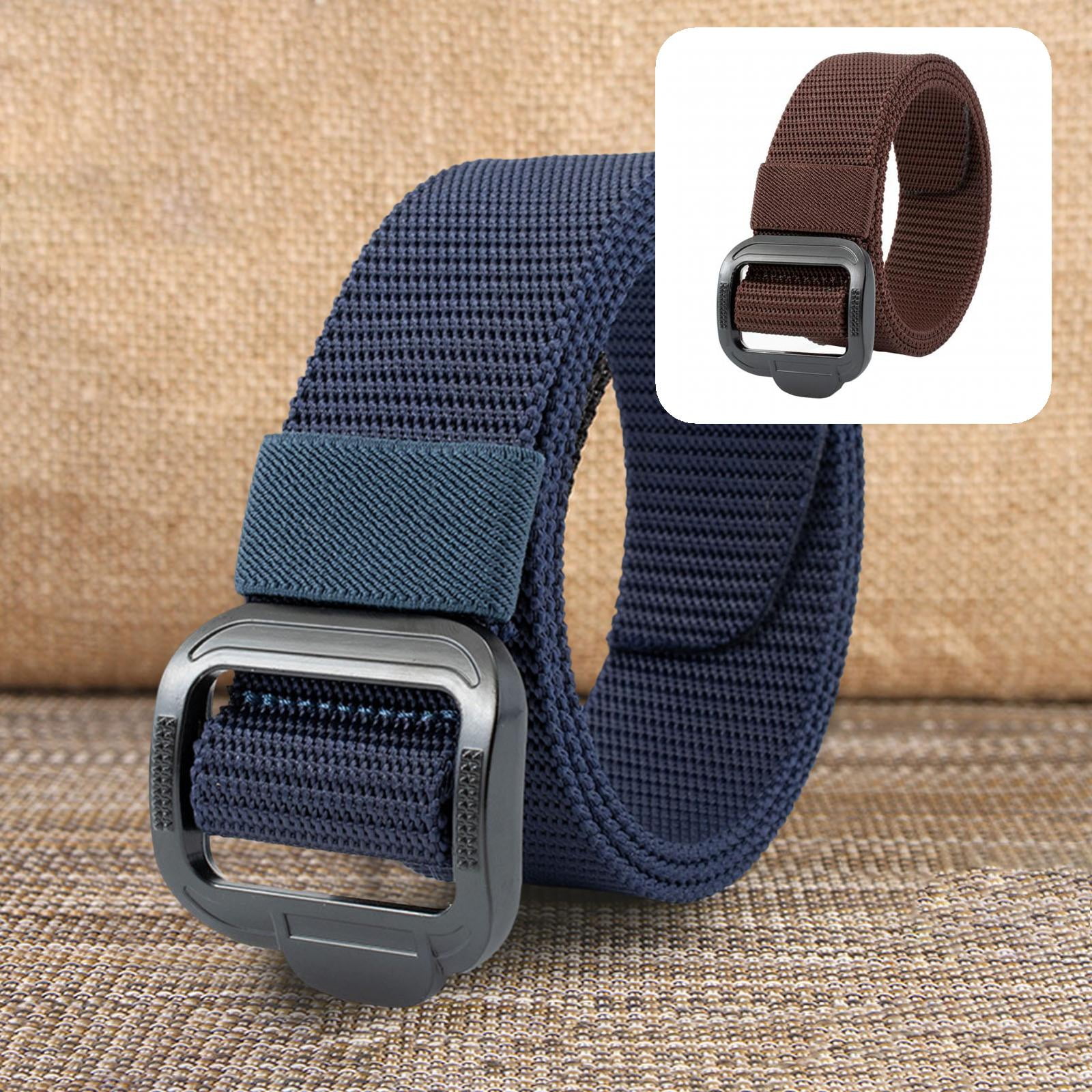 Click here for Unbranded Men Belt Weave Nylon Alloy Button Elasti... prices