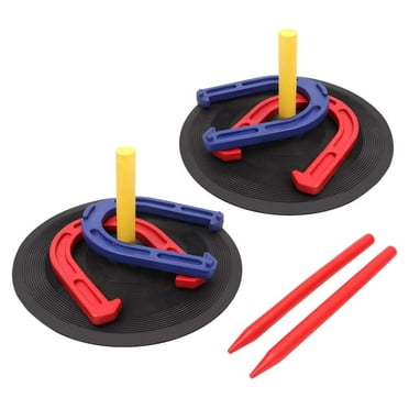 Rubber Horseshoes Game Set for Adults and Kids by Hey! Play! - Walmart.com