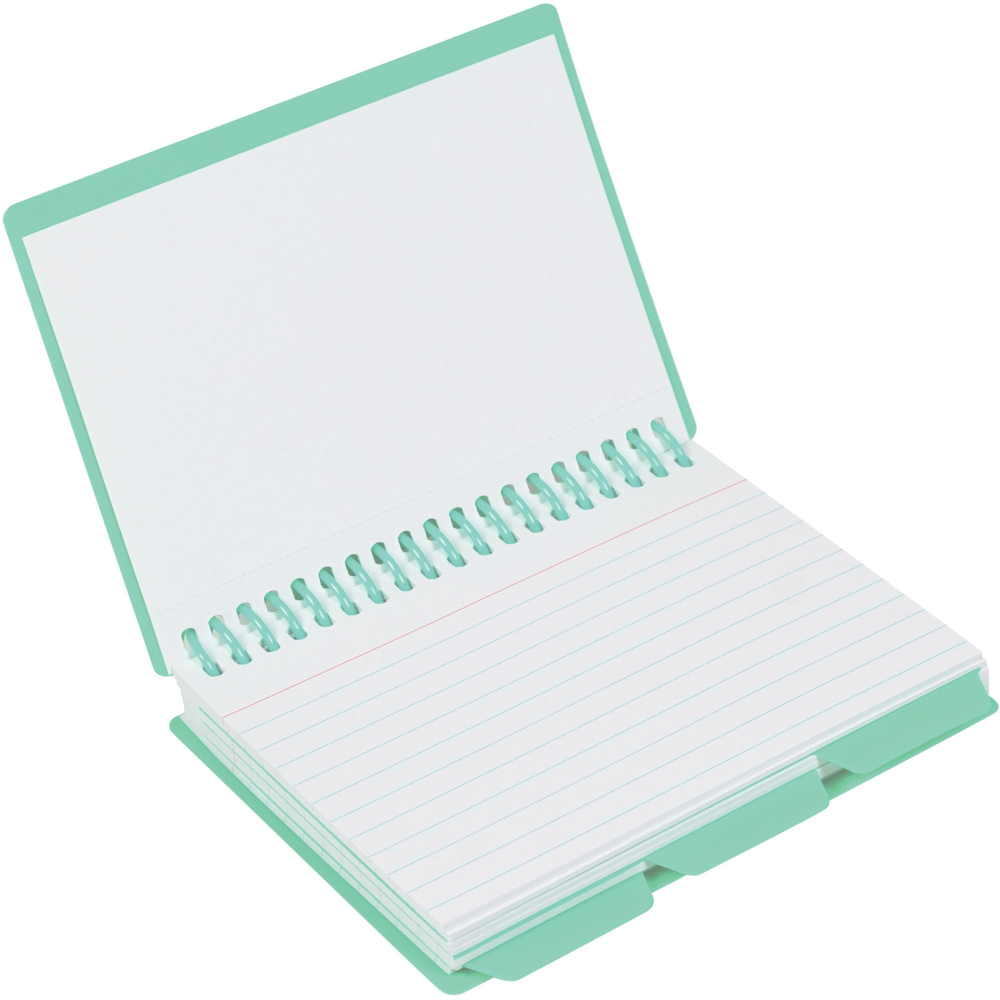 C-line Spiral Bound Index Card Notebook With Index Tabs - Assorted ...