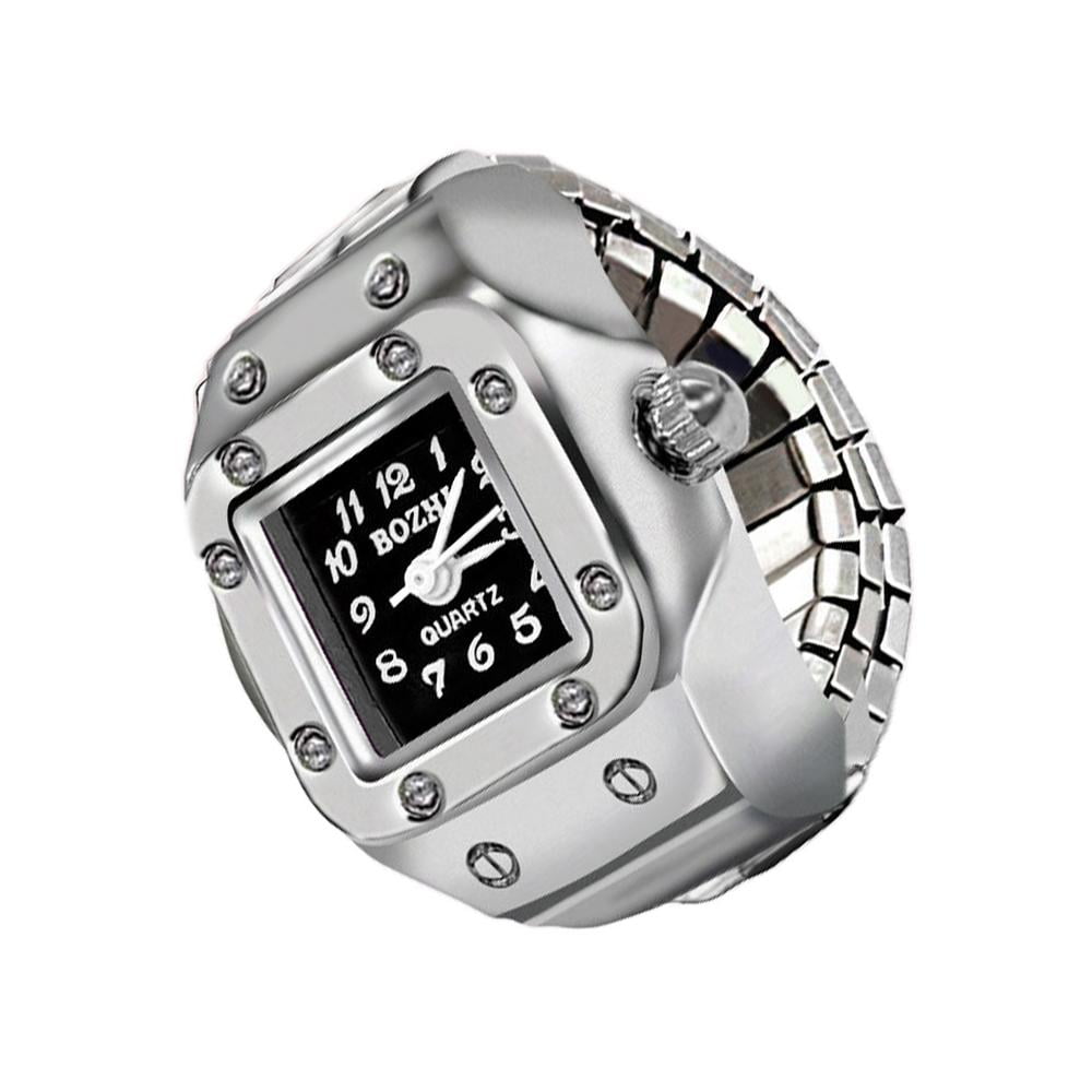 Tohuu Alloy Finger Watch Hip-Hop Fashion Simple Casual Ring Watch ...