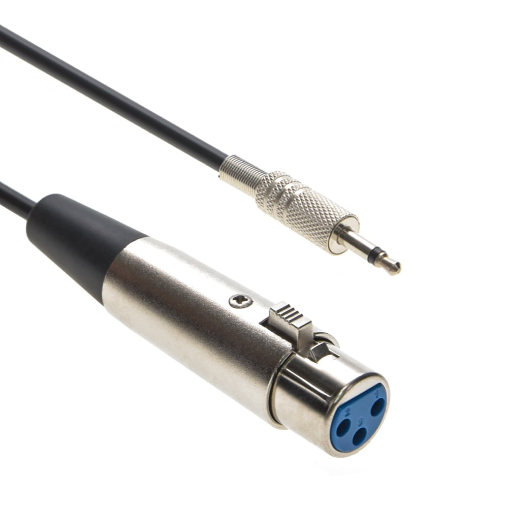 Cable Central LLC (20 Pack) 6Ft XLR Female to 3.5mmm Mono Male Cable ...