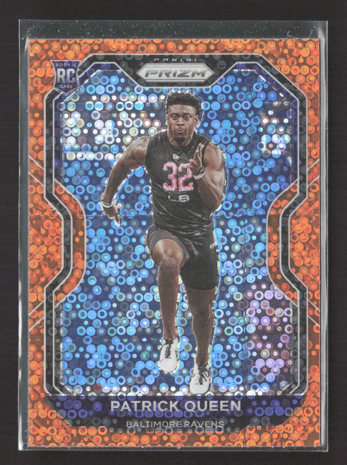 2020 Panini Prizm Patrick Queen #381 Orange Disco RC - Walmart.com