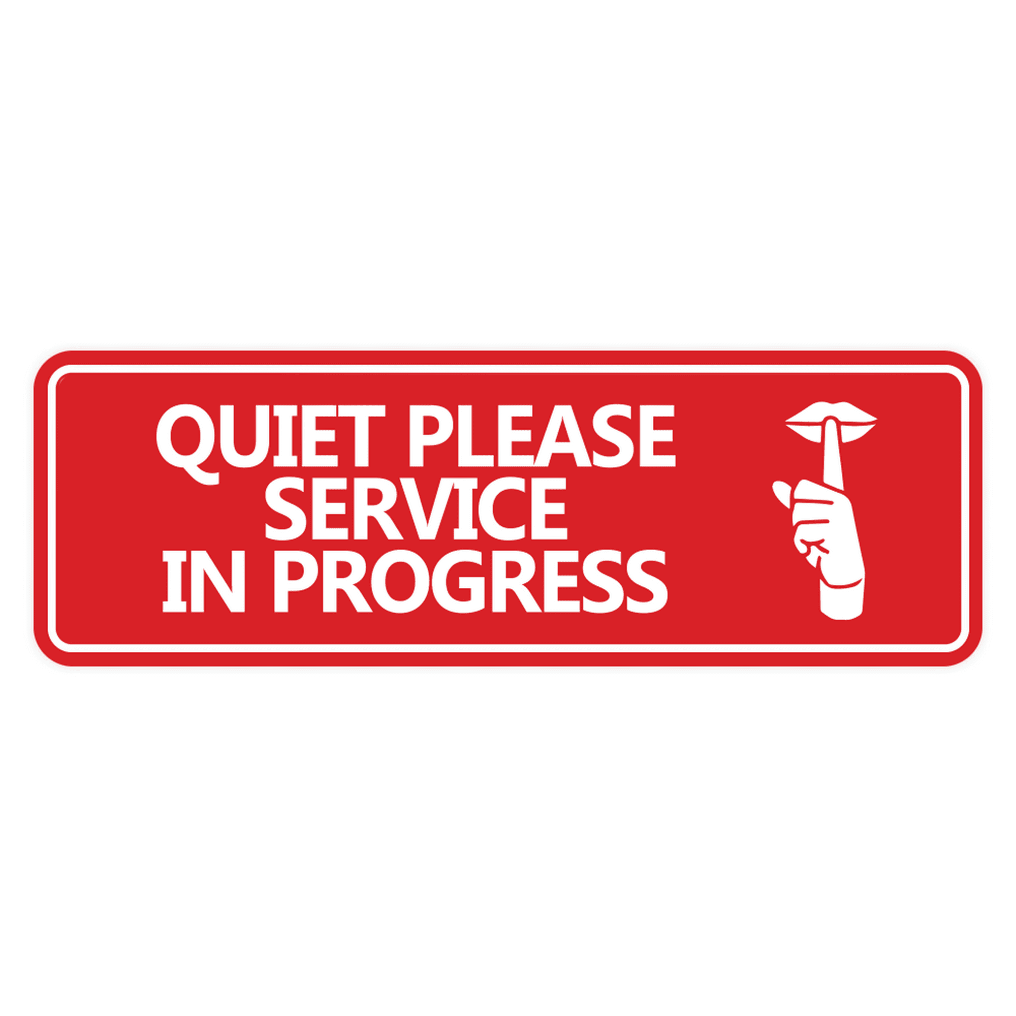 Quiet Please Recording Sign