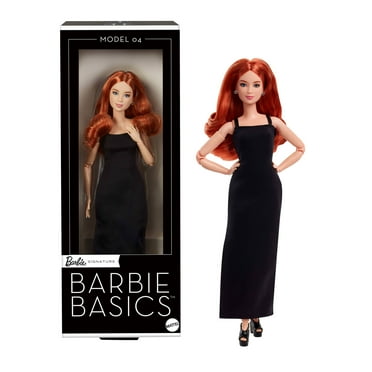 Barbie Beach Doll, Poseable Brunette with Surfboard and Puppy, 12in ...