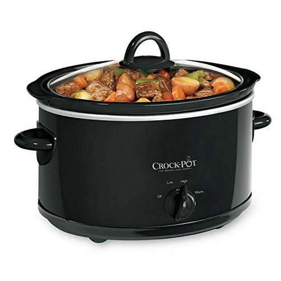 Click here for Crock-Pot 4-Quart Manual Slow Cooker Black 4 Qt prices