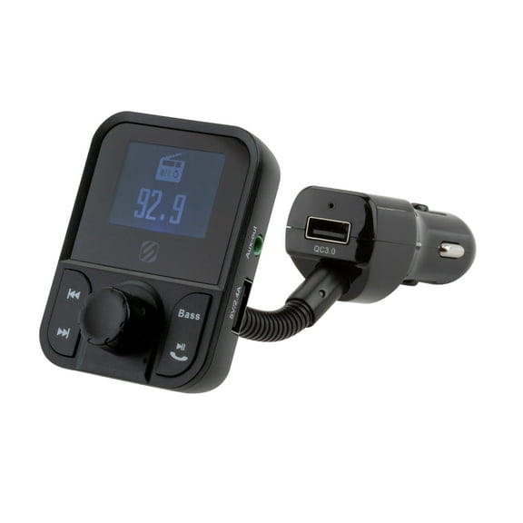 Scosche BTFM4-SP BTFREQ Universal Bluetooth Handsfree Car Kit w/ FM ...