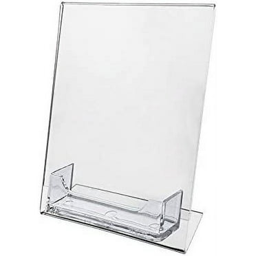 M&T Displays Decoartive Sign Holder, 11x17 Inch Pedestal Sign Holder ...