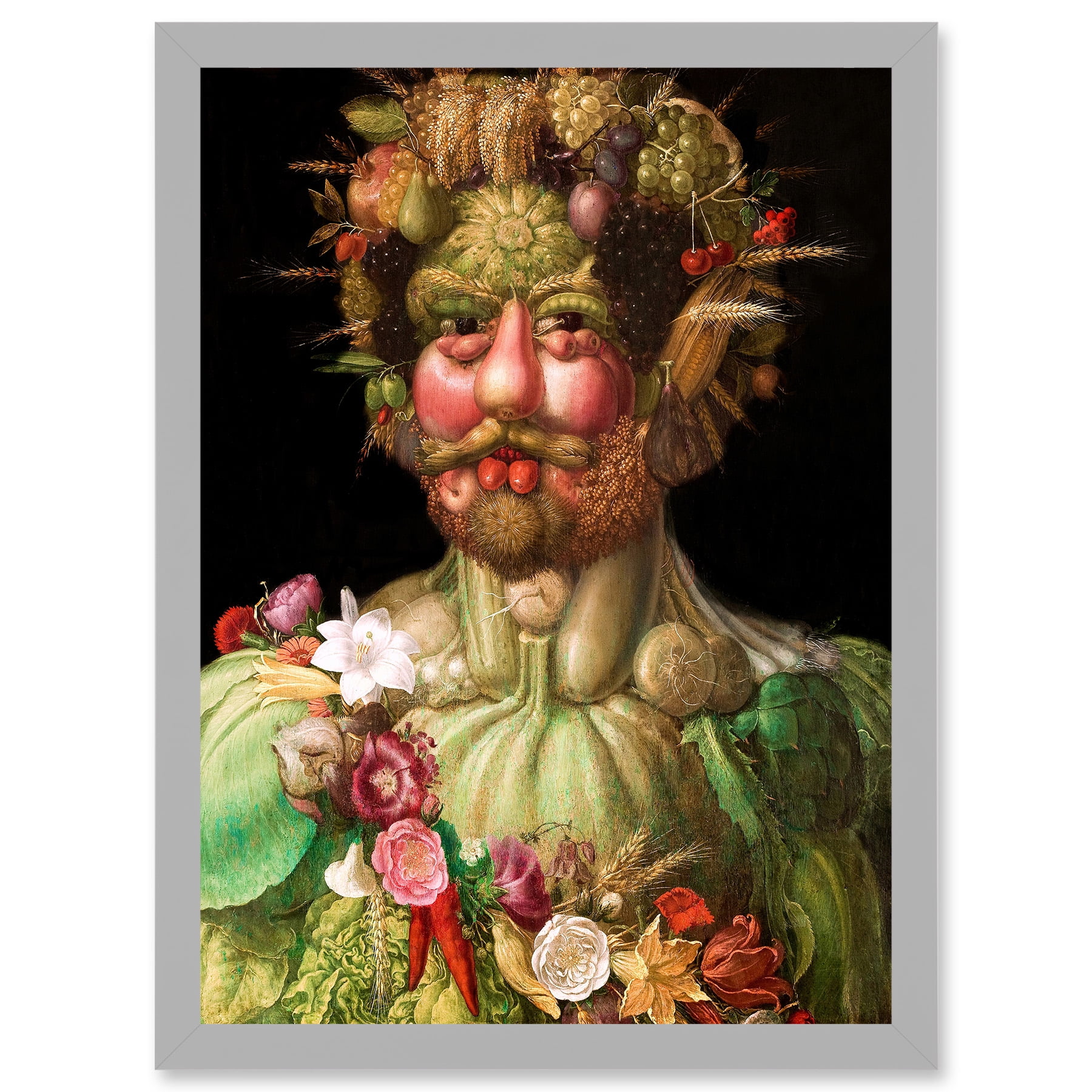 Painting Portrait Arcimboldo Rudolf II Habsburg Vertumnus Vegetables ...
