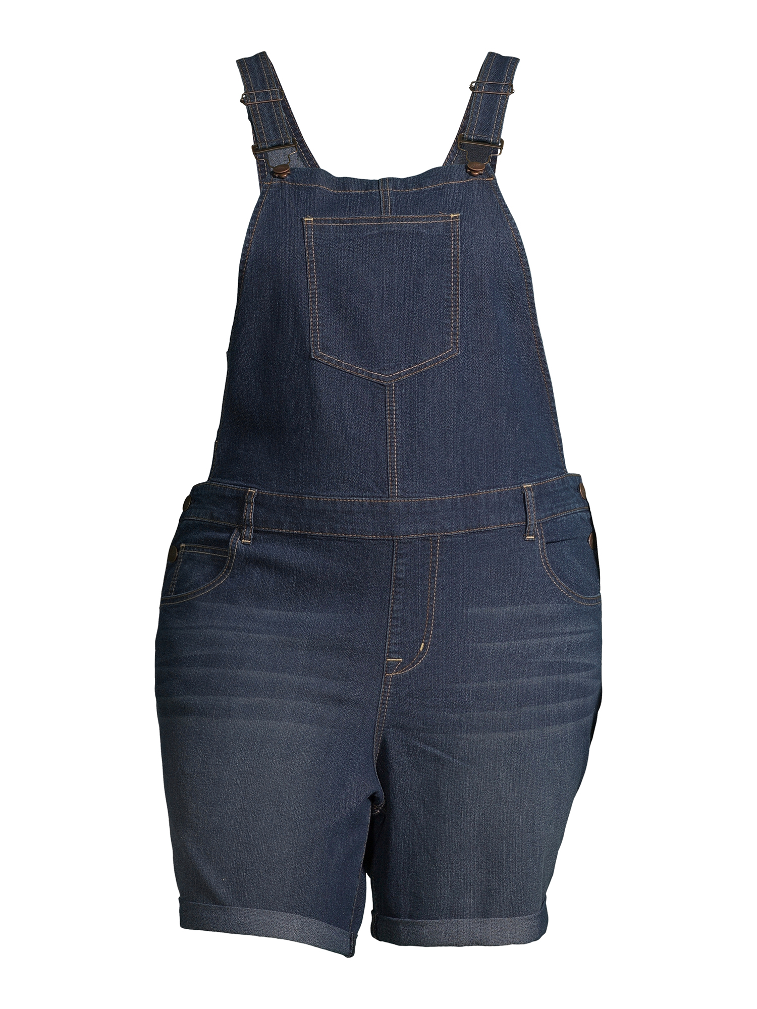 A3 Denim - A3 Denim Women's Plus Size Denim Shortalls - Walmart.com ...