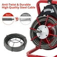 "Aoile 50FT x 3/8 in Plumbing Pipe Drain Cleaner Machine, 250W Electric ...