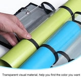 MTFun Vinyl Roll Organizer with 12/24 Compartments, Wall Mount Storage ...