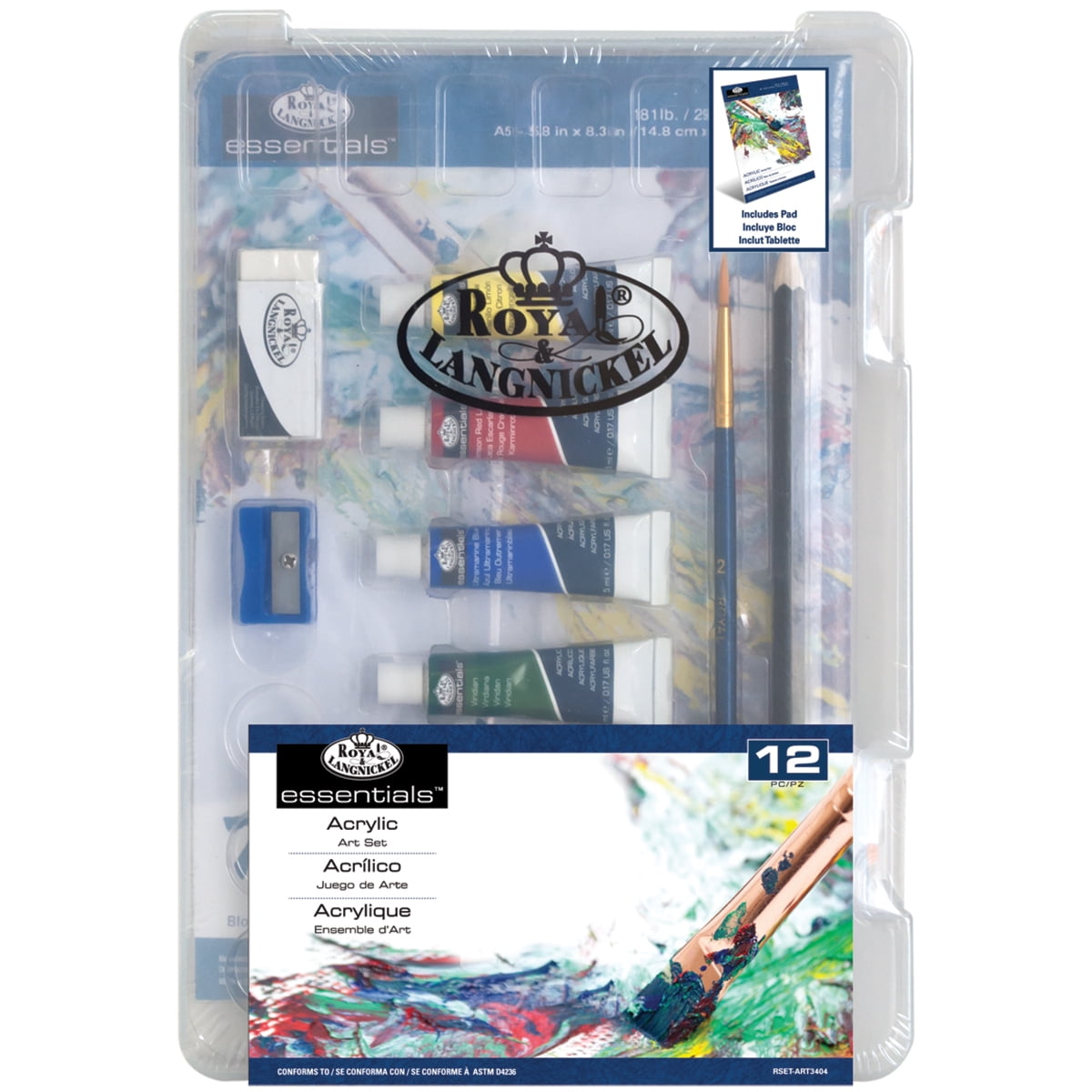 Clearview Mini Art Set, Acrylic, 12pc - Walmart.com