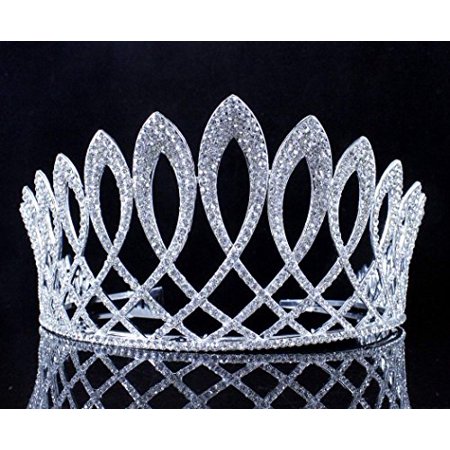 Exquisite Clear Austrian Crystal Rhinestone Tiara With Hair Side Combs ...