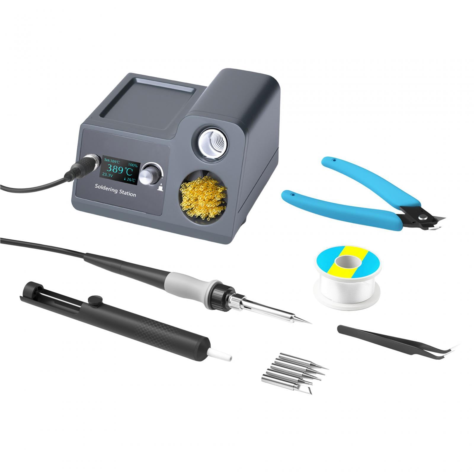 Solder Station Set Soldering Iron Station Set 65W LCD Display ...