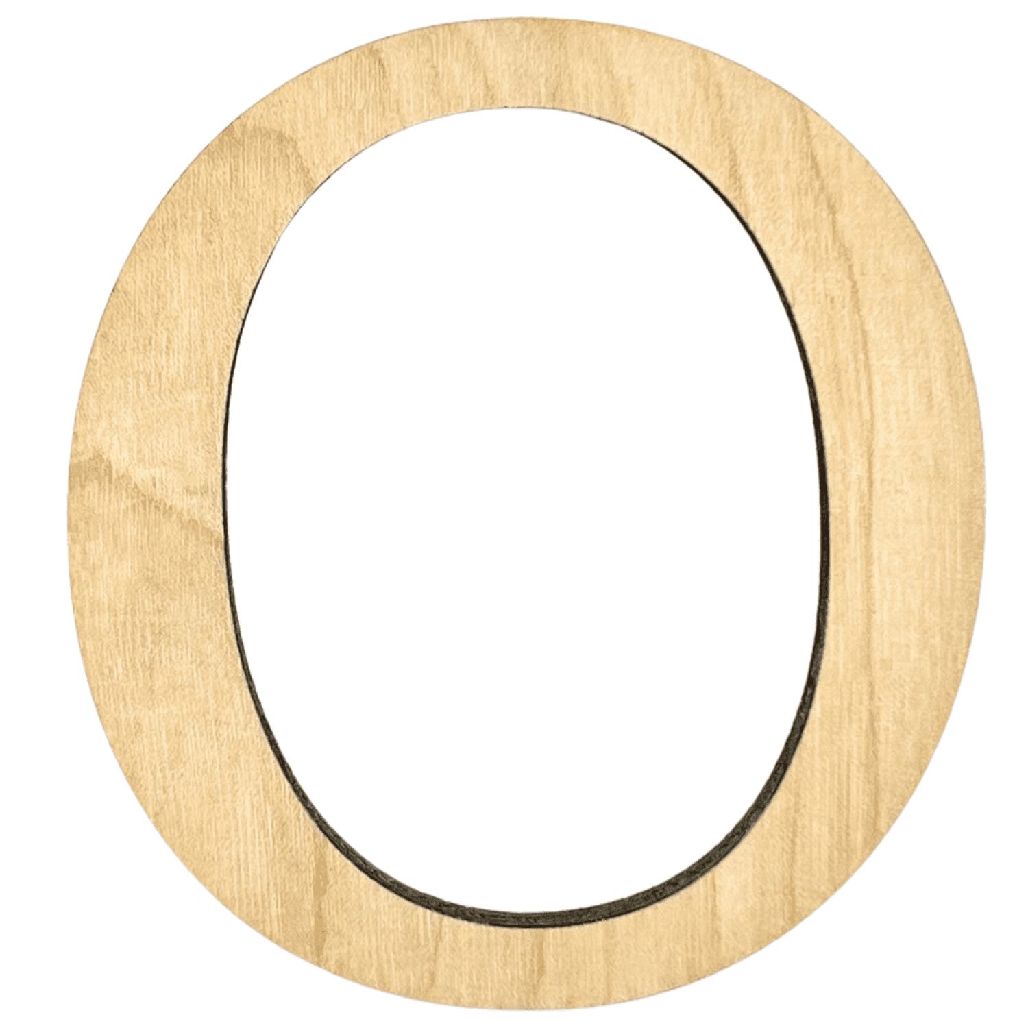 Krafty Supply 12" Tall Greek Wood Letter OMICRON | 1/4" Thick Birch ...