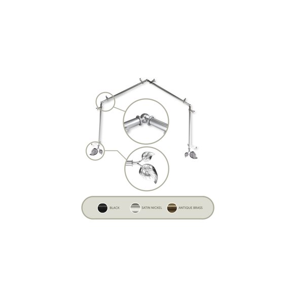 Curtain Rod 5 Inch Projection