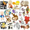 Looney Tunes 50ct Vinyl Large Deluxe Stickers Variety Pack Laptop