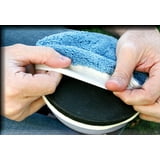 Auto Spa 5"-6" Microfiber Bonnet, Microfiber Material,2PK, Blue ...