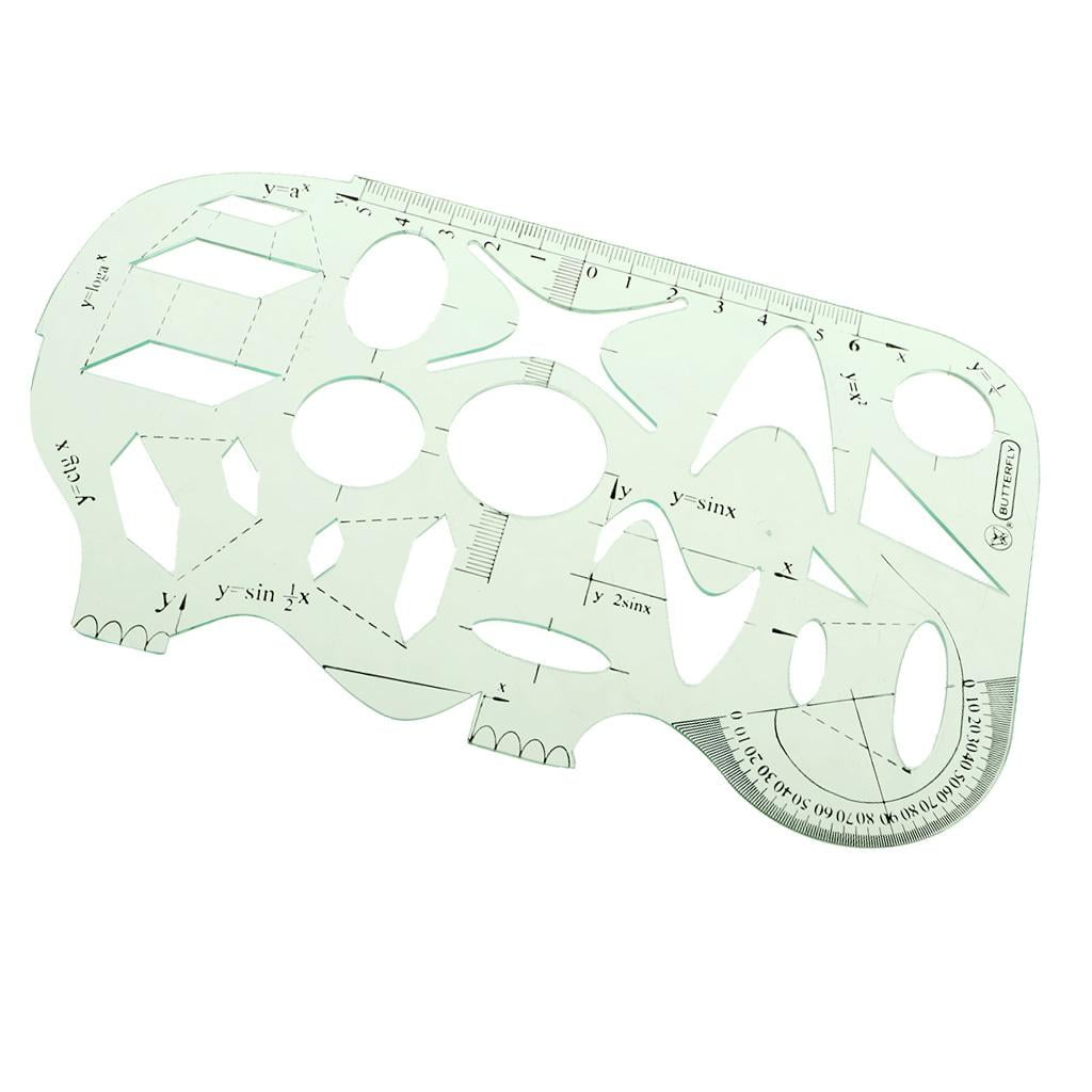 Green Mathematics Metric Circle Triangle Oval Parallelogram Shapes ...