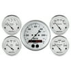 Autometer 1450 Designer Black Gauge Kit 5 Pc. 3-3/8" & 2-1/16" Gps ...