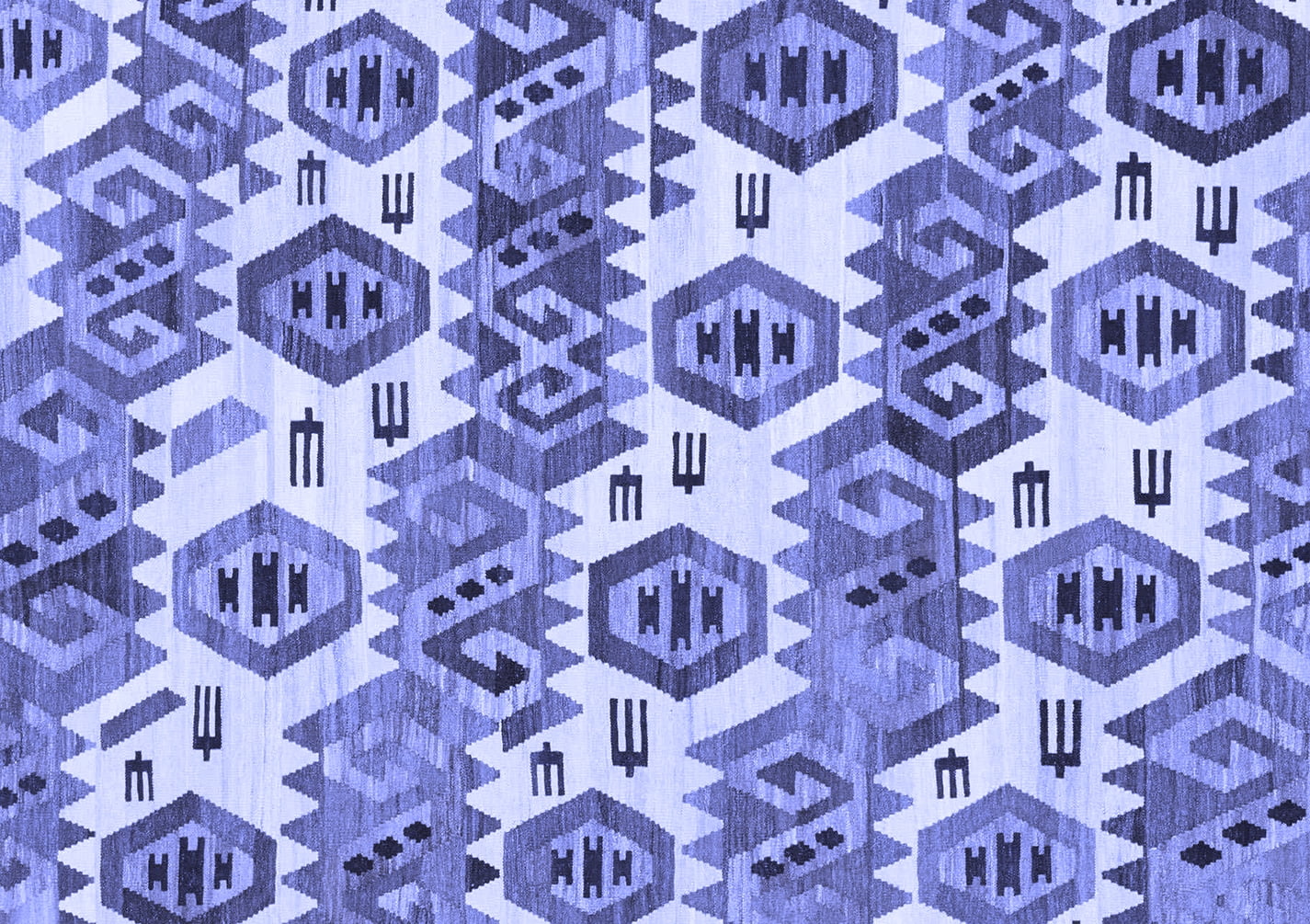 Ahgly Company Indoor Rectangle Abstract Blue Modern Area Rugs, 2' x 5 ...