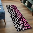 Area Rug 2x6ft Black Leopard Animal Print Texture Area Rugs Washable ...