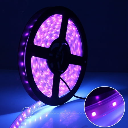 12V 60W UV LED Strip Light 5 Meter UV UV LED light Lamp Ribbon Flexible ...