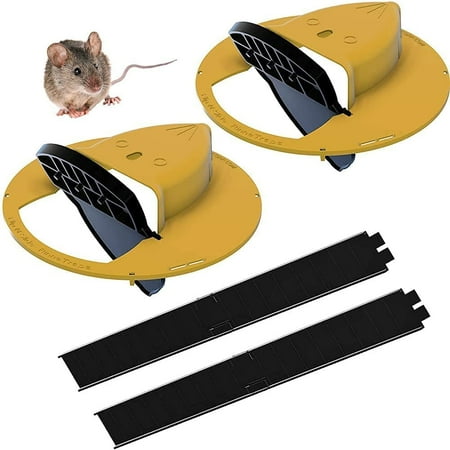 2 Sets Bucket Rat Traps/Rat Trap with Ramp, Auto Reset Multi Catch for ...