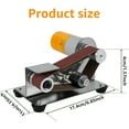 3-in-1 Mini Belt Sander, 15° Knife Sharpener & Polisher, 7-Speed ...