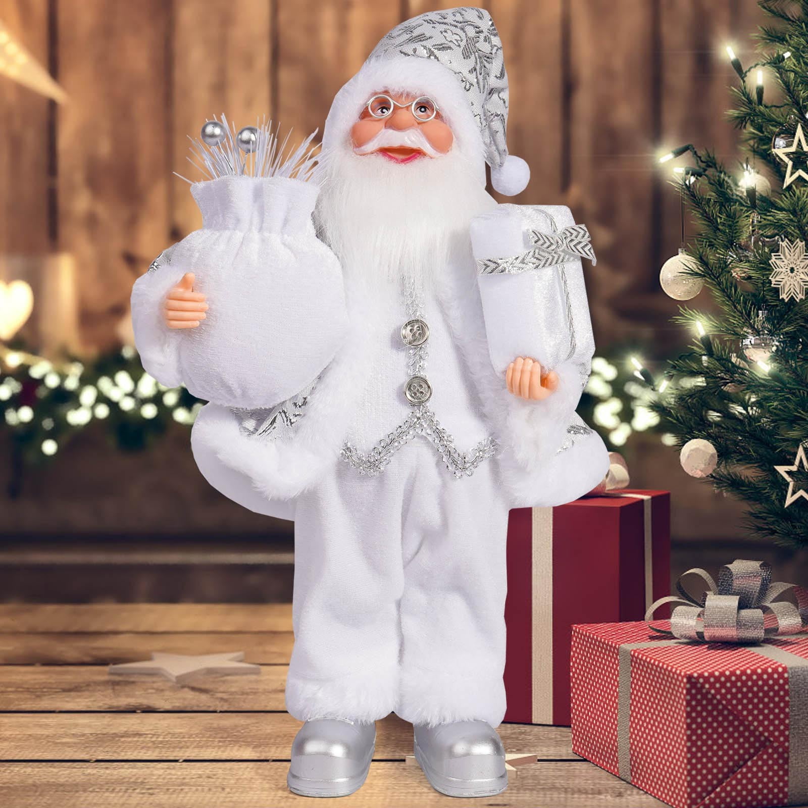Click here for Ustztai 12 Inch Santa Claus Doll  Standing Christm... prices