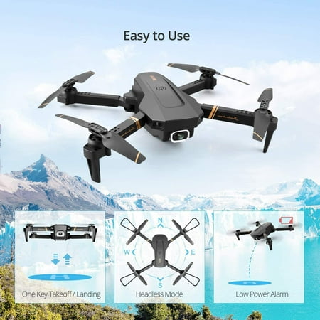 4DRC V4 Foldable Drone with 1080p HD Camera for Adults and Kids ...