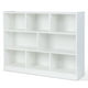 Costway 3-tier Open Bookcase 8-Cube Floor Standing Storage Shelves ...
