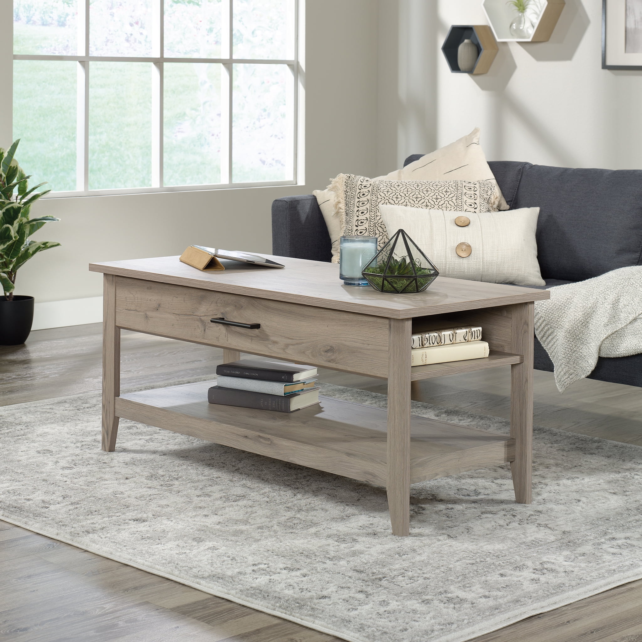 Buy Sauder Summit Station Lift-Top Coffee Table, Laurel Oak Finish ...