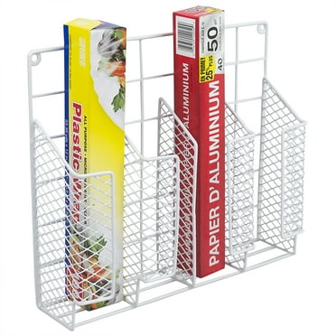 Kitchen Wrap Rack Organizer for Storage of Aluminum Foil and More ...