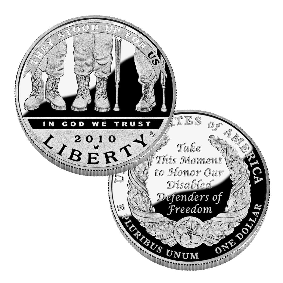 2010 Disabled Veterans Silver Dollar Proof - Walmart.com