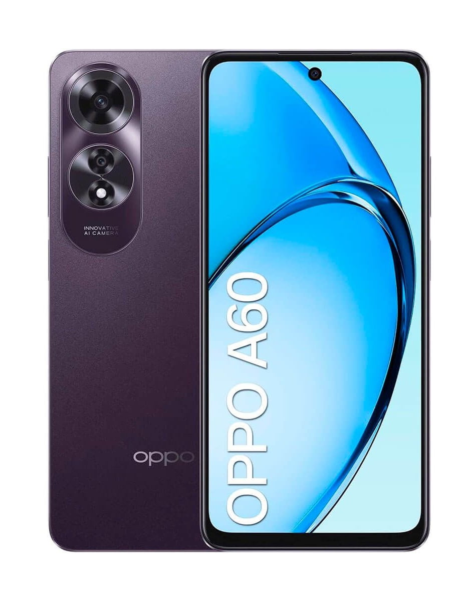 Smartphone Oppo A60 4G Dual SIM 256GB 8GB RAM Midnight Purple ...
