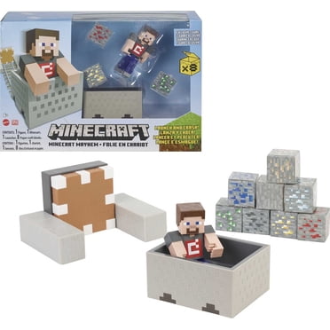 Minecraft Steve in Chain Armor Figure Pack Action - Walmart.com