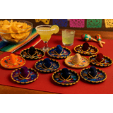 Novedades Cari 5-Pack Mexican Charro Mini Sombrero Hats - Mariachi ...