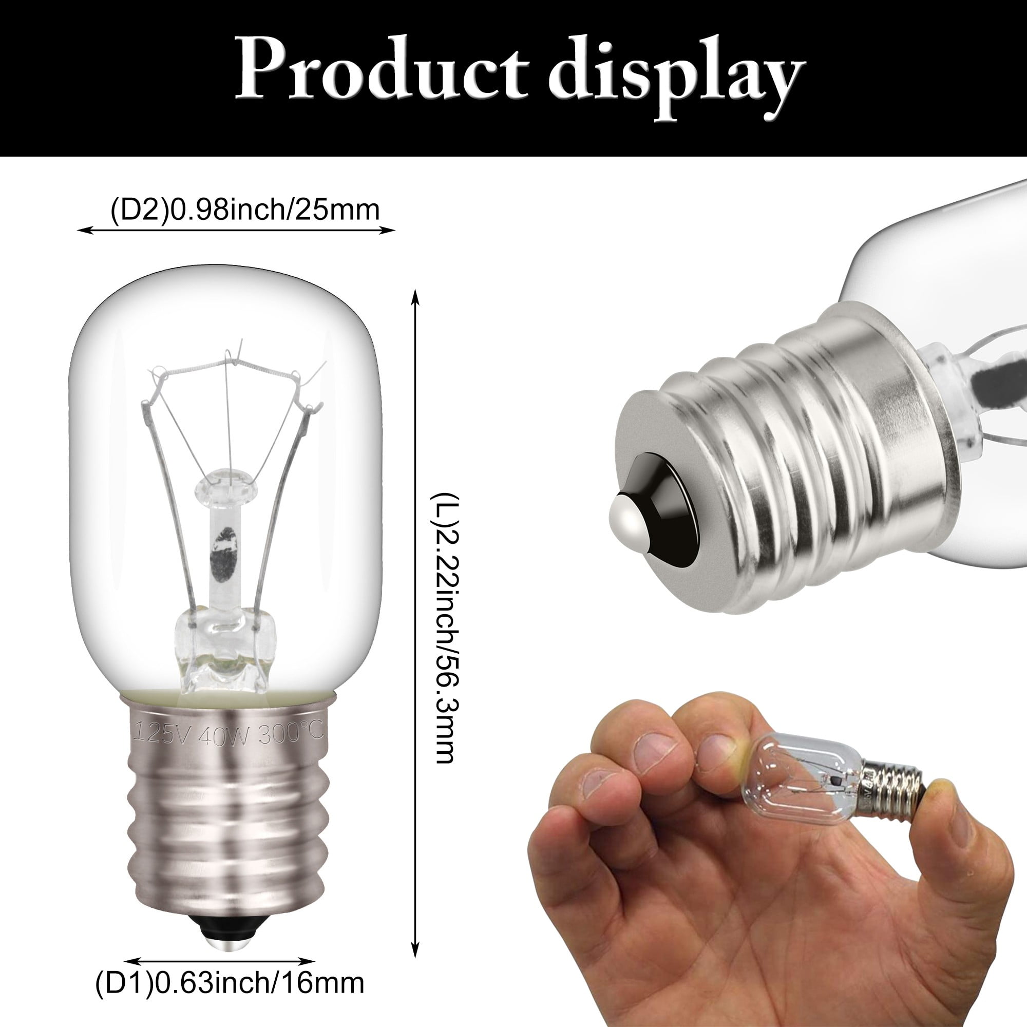 Click here for Bqlzr 5pcs 8206232a Microwave Oven Light Bulb Acce... prices