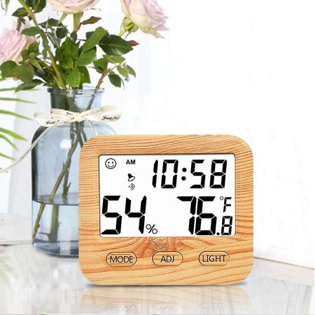 HEIBIN Digital Indoor Hygrometer Thermometer- Multifunctional Home ...