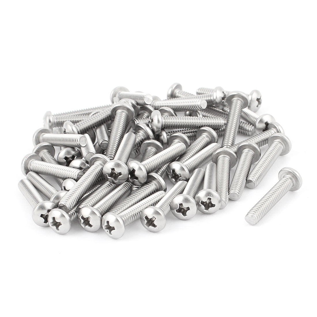 50 Pcs #8-32 x 7/8" Stainless Steel Phillips Truss Head Machine Screws 25mm Long | Walmart Canada