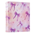 3 Ring Binder with Flattened Metal Clip 1.5" Round Rings Binder ...