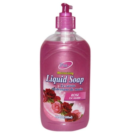 Moisturizing Liquid Soap With Rose(500ml) 304715 By Purest | Walmart Canada